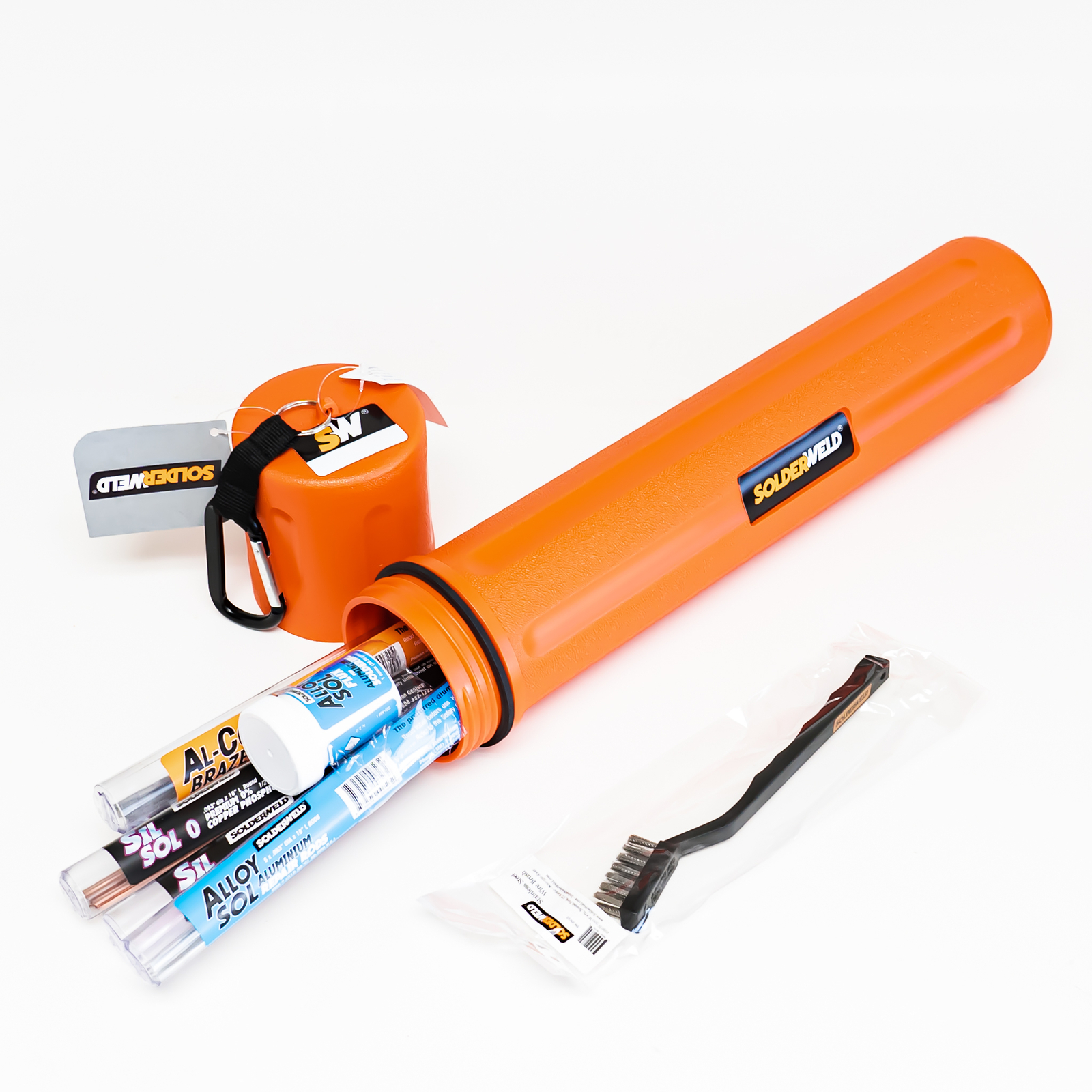 Solderweld SW-HVAK Brazing Pack 56% and 0% Braze Rods Al-Cop Solder and ...