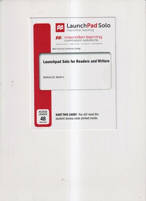 LaunchPad Solo for Readers &Writers 48 MONTH Access Code Wake Technical ...