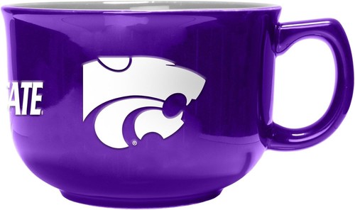 NCAA Kansas State Wildcat MUG BOWL Chili Soup Cup Coffee Dip Tailgate ...