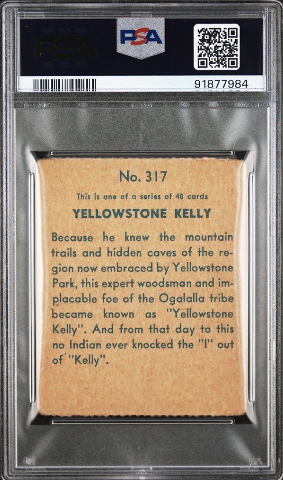 🔥PSA 2 GOOD🔥Yellowstone Kelly 1930 R129 AMERICAN HISTORY CARD 💥RARE | eBay