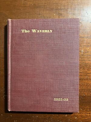 The Waverly 1931-1932 Washington Square College NYU Book NYC New York ...