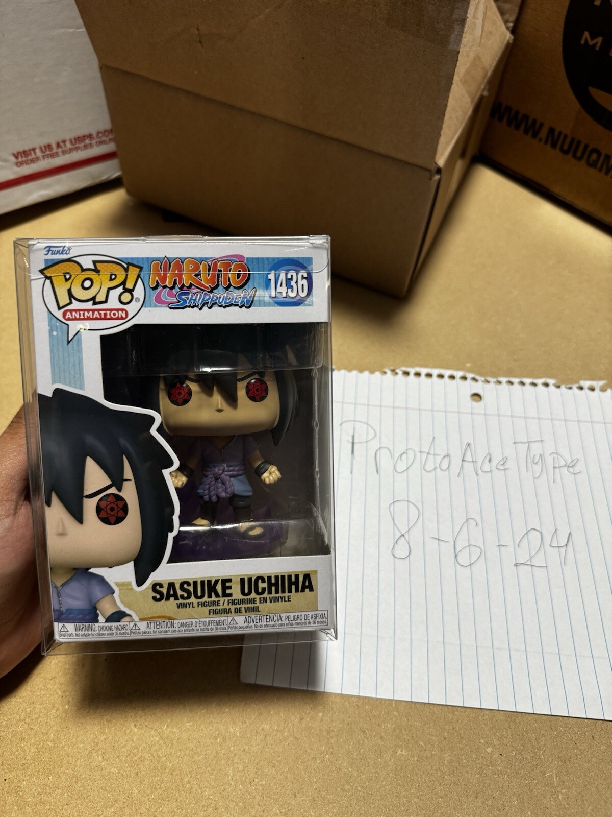 Funko Pop! Vinyl: Naruto Shippuden - Sasuke Uchiha - Funko (Exclusive ...