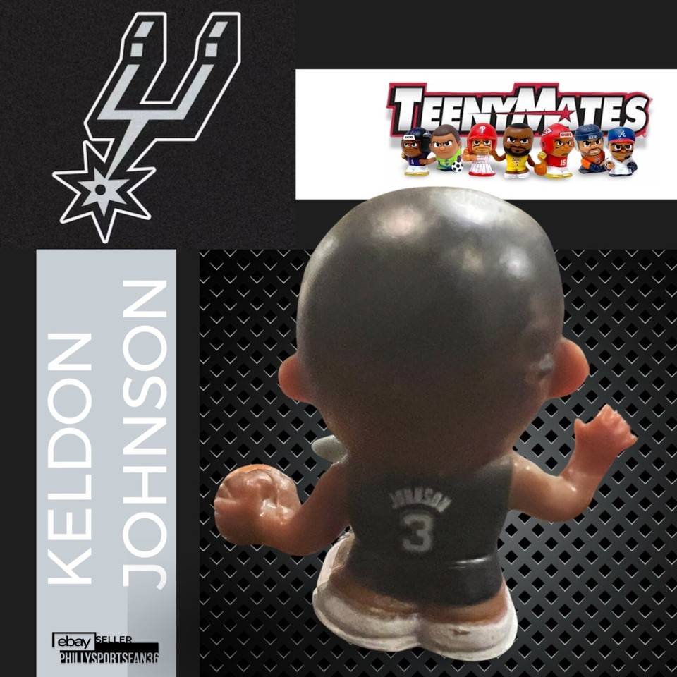 NBA TeenyMates KELDON JOHNSON SAN ANTONIO SPURS 1 Inch Figure SERIES 8 ...