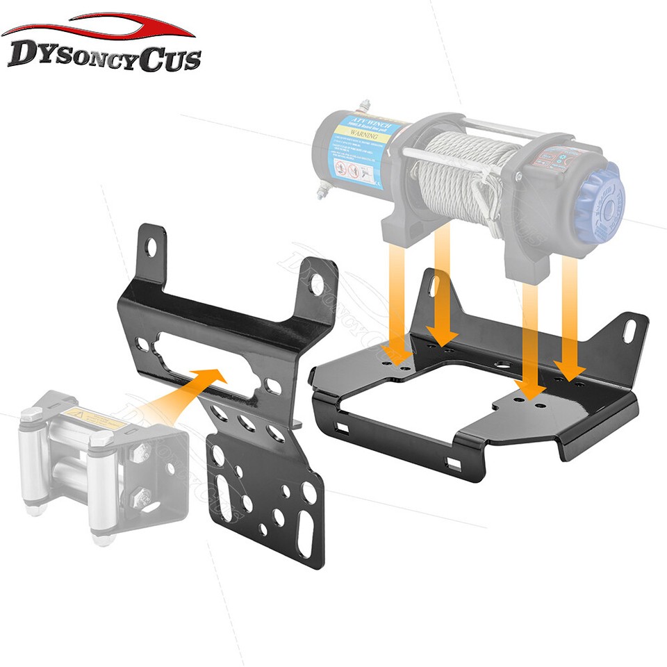 UTV Front Bumper Winch Mount Plate fit Polaris RZR 900 XP 1000 General ...