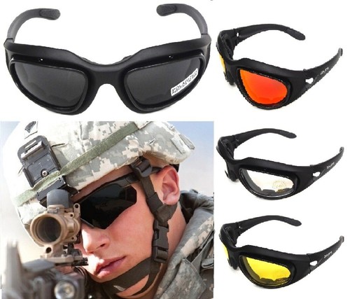 Air Soft Combat Tactical Military Ballistic Shooting Safety Glasses ...