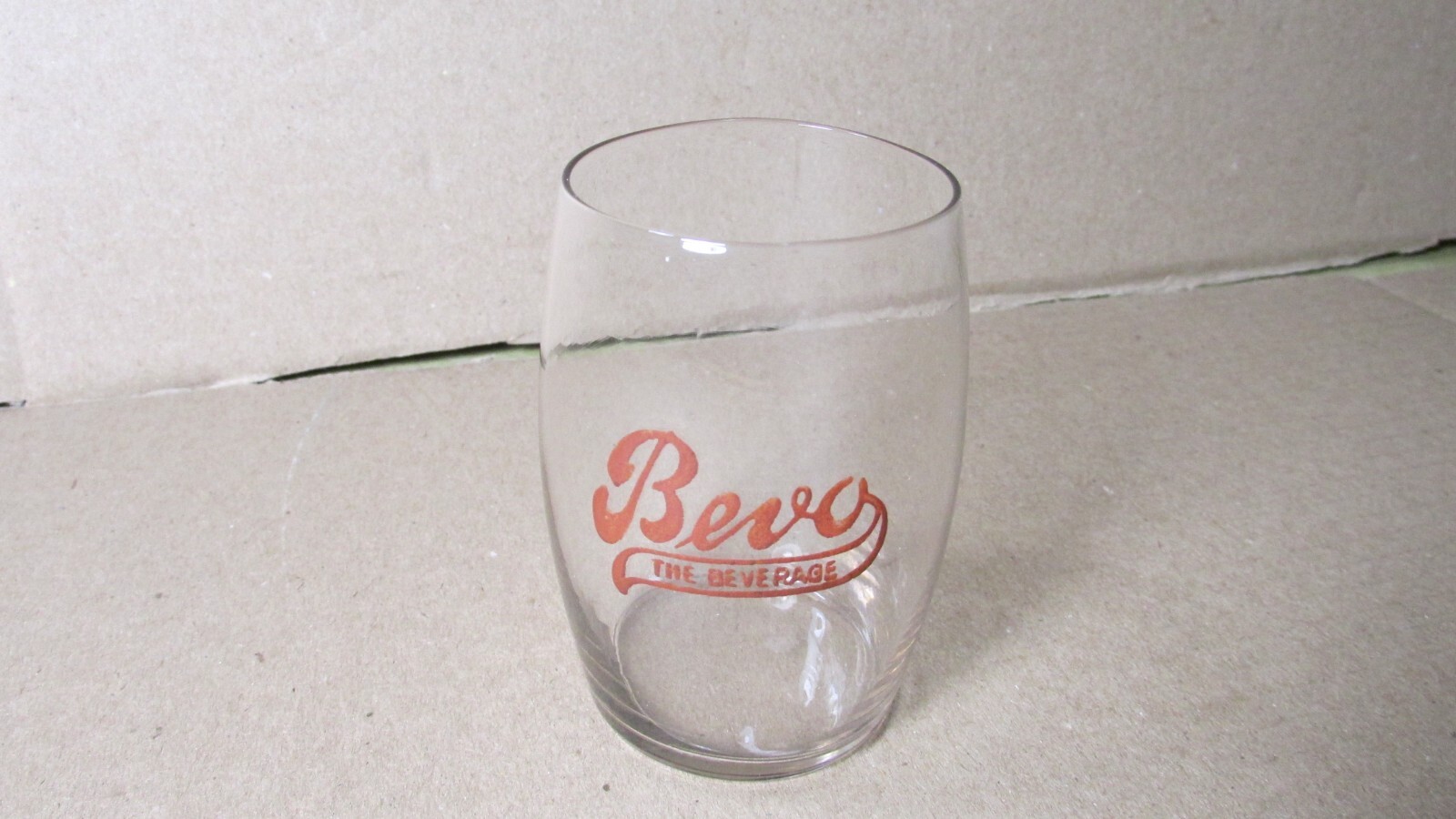 Vintage / Antique Anheuser Busch Bevo The Beverage Barrel Glass ...