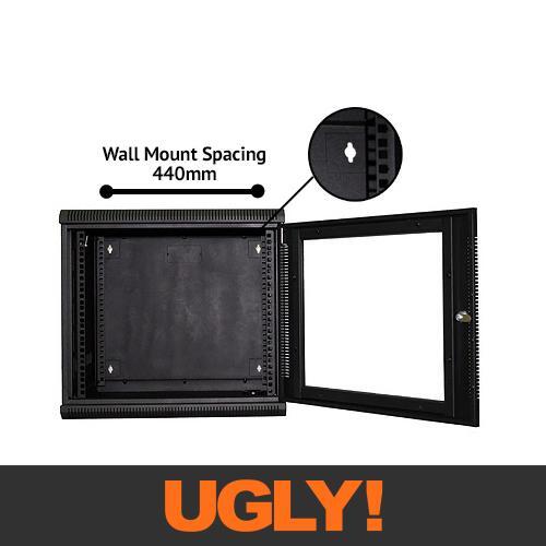 9U 9RU Server Network Data Rack LAN Cabinet 19" 19 Inch Wall Mount ...