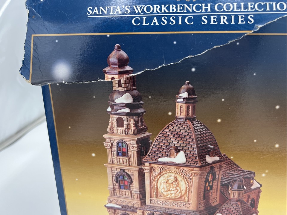 Santa's Workbench Collection St. Mary's Cathedral Christmas Village | eBay