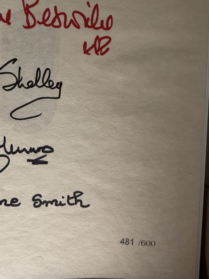 Leather Bound Hammer Horror Story With 6 Signatures Ltd Ed. Ingrid Pitt ...