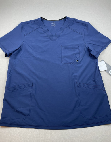 Cherokee Infinity Mens V-Neck Scrub Top CK900A with Rib Knit Back ...