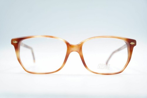 Jacques Dessange 112 102 Brown Oval Glasses Frame Eyeglasses New | eBay