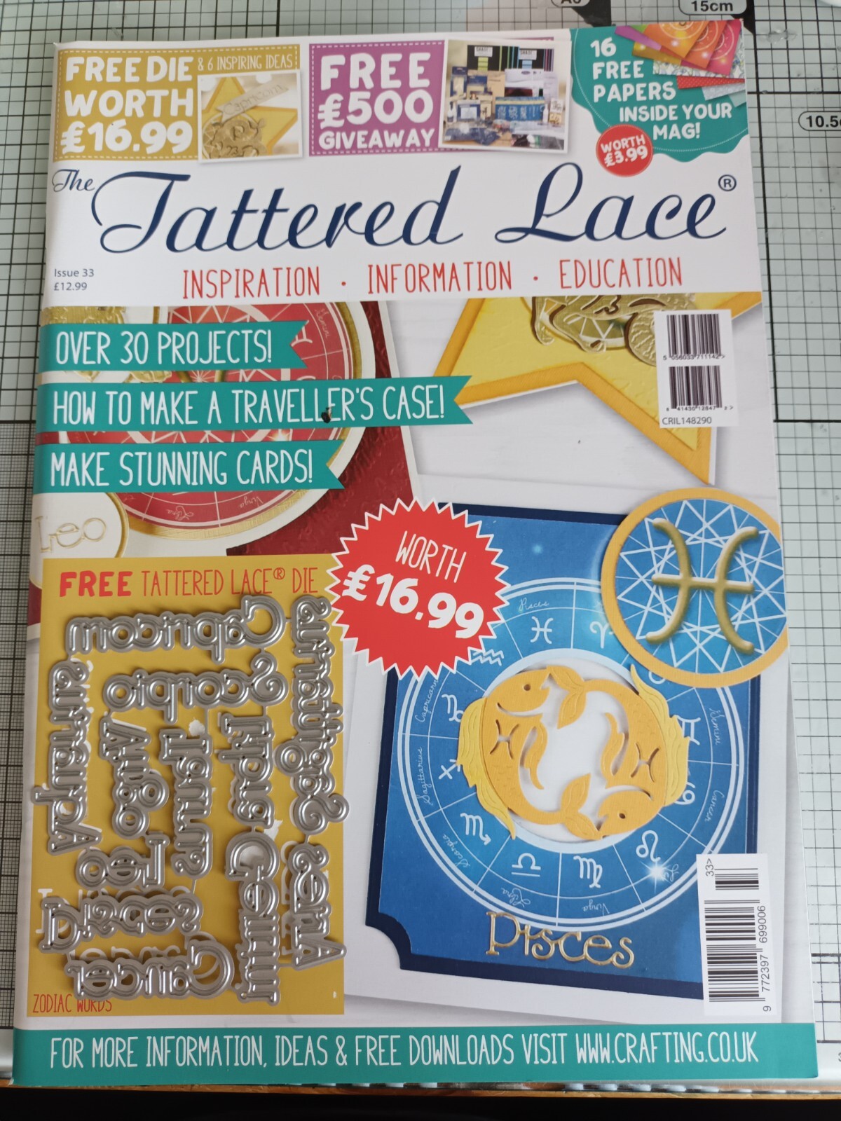 Tattered Lace Magazines Various Available with dies and papers SEE ...