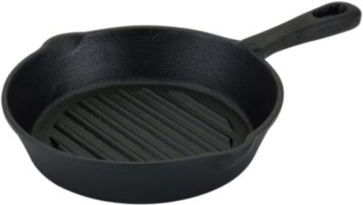 6" Round Heavy Cast Iron Mexican Style Comal de Fierro Griddle Skillet ...