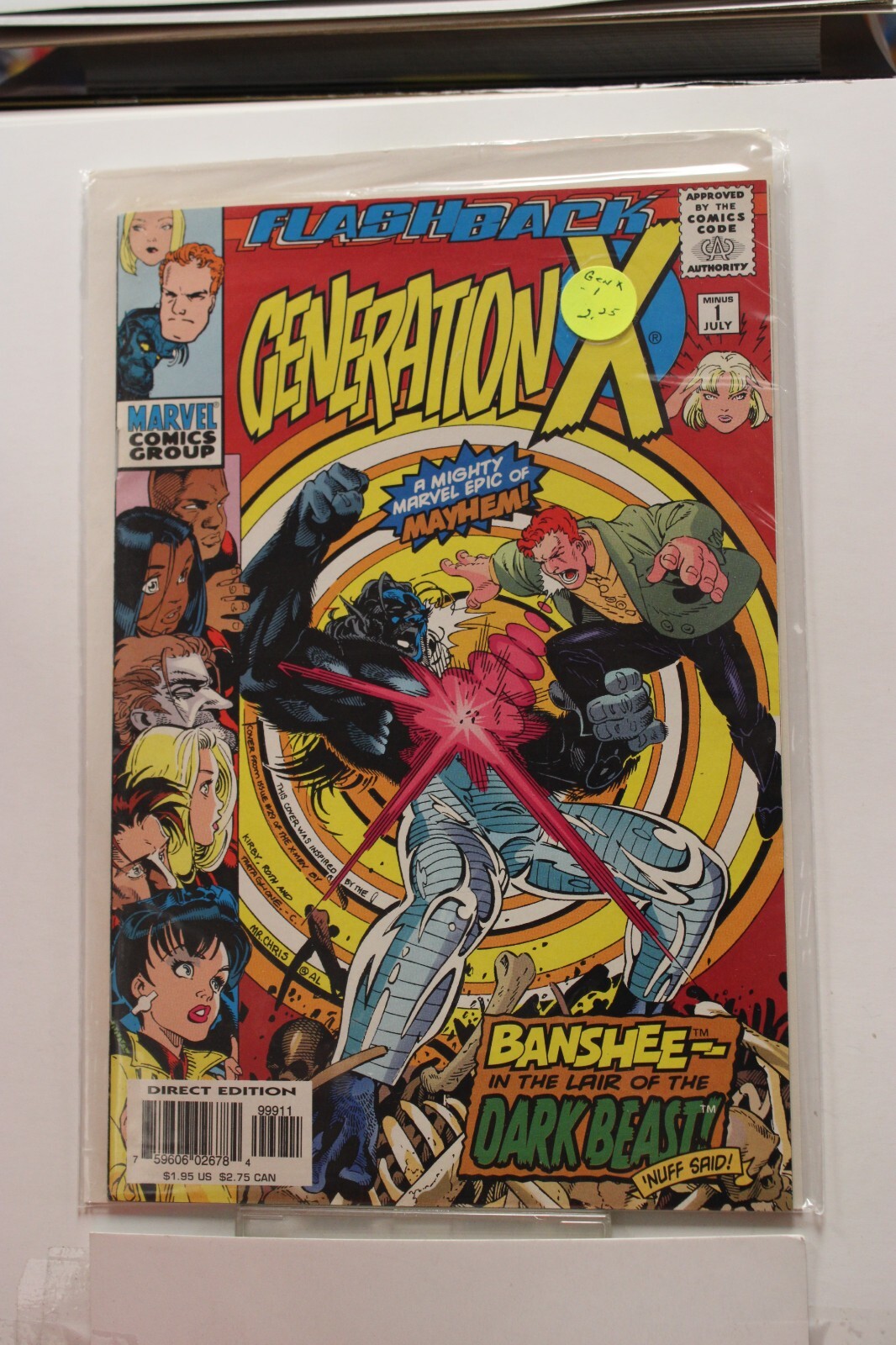 GENERATION X #-1 (1997) Banshee, Emma Frost, James Robinson, Chris ...