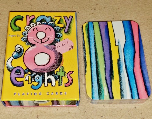2002 Crazy Eights Playing Cards, Sealed in Original Box - Fun Artistic ...