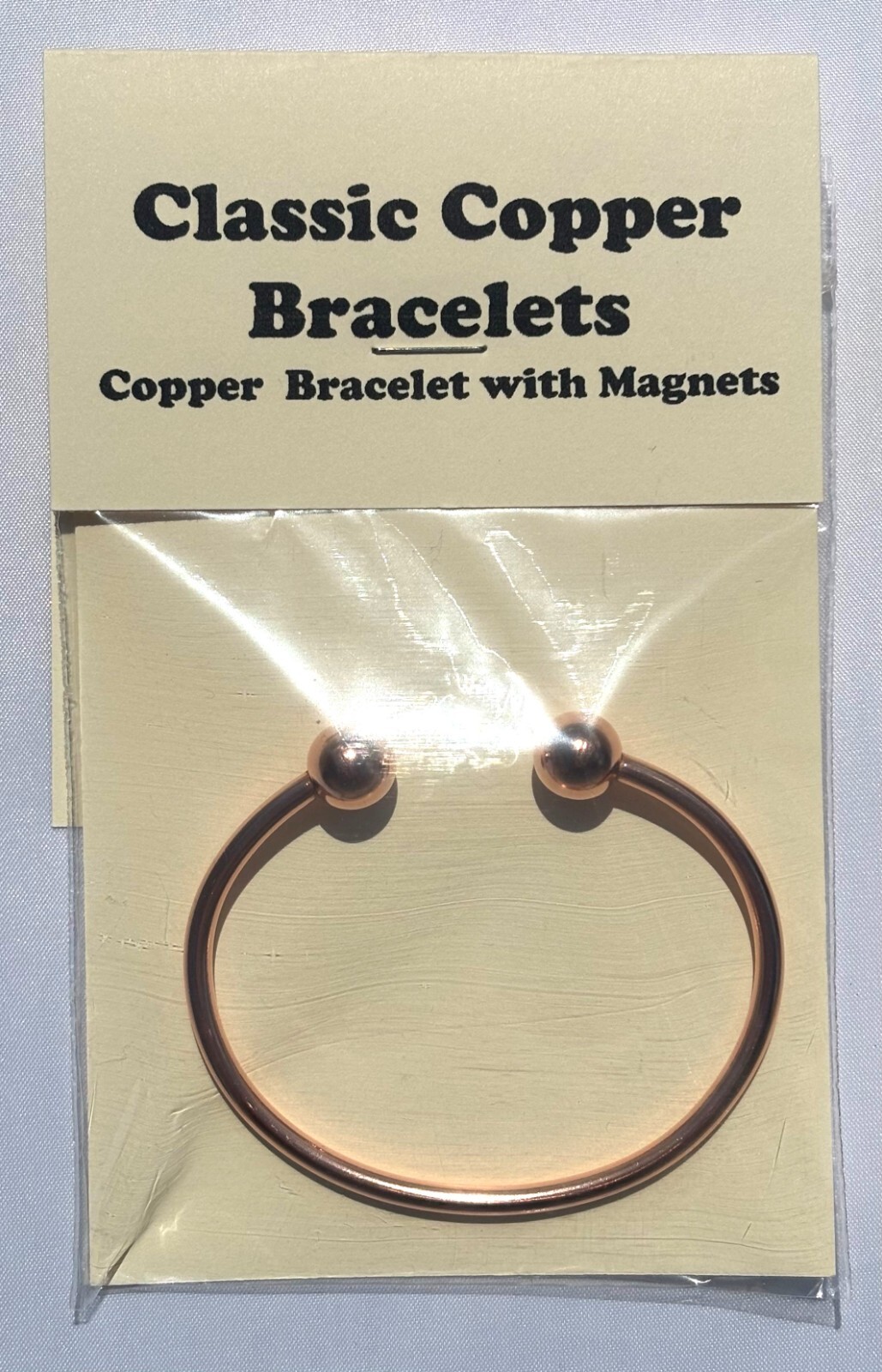 MAGNETIC Solid Copper CLASSIC TORQUE Bracelet Bangle Arthritis CF16 ...