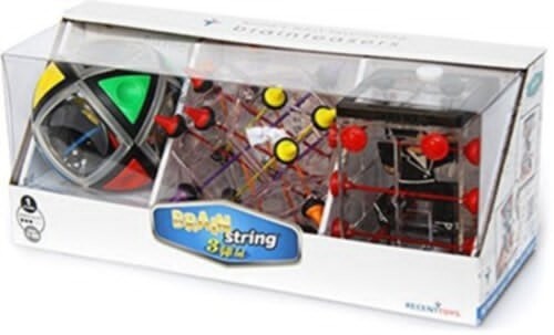 NEW Recent Toys BRAIN STRING 3 Pack Gift Set Brainteasers Puzzle Ball ...