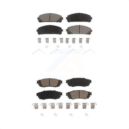 Front Rear Ceramic Brake Pads Kit For Lexus RX350 RX450h RX350L RX450hL ...