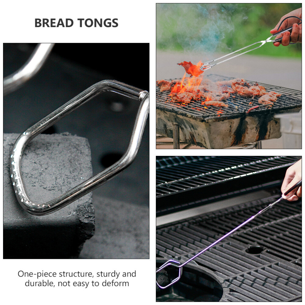 2x Holzkohle Zange BBQ Grill Clips Camping Feuerstelle Werkzeug | eBay