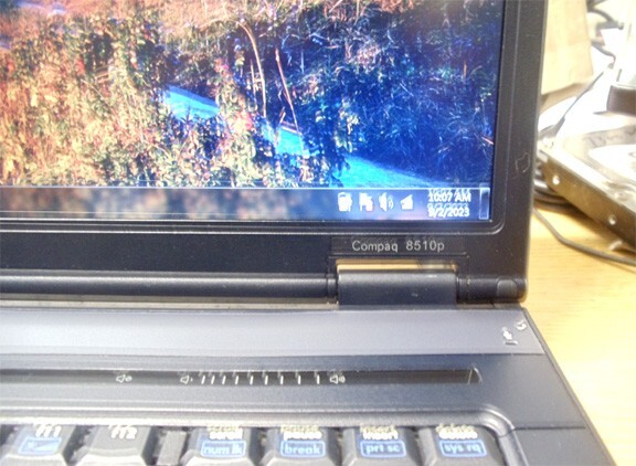 HP 8510P Laptop intel coreduo 2Ghz 4GB RAM, 500GB HDD, Win7 wireless MS ...