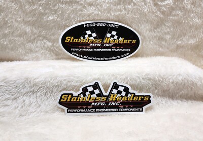 Stainless Headers Sticker Set | eBay