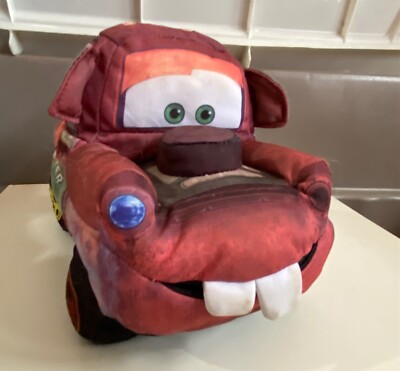Disney Pixar Cars Talking Joking Tow Truck Mater Plush Toy Just Play ...