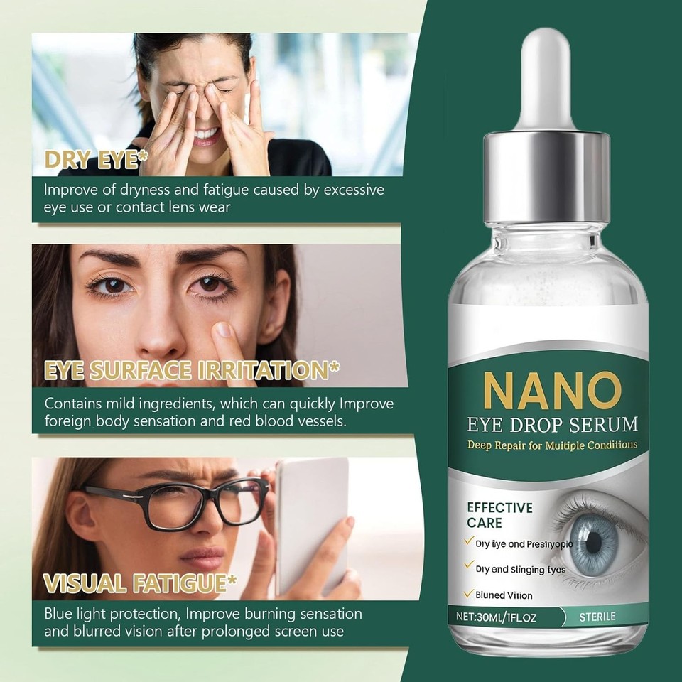 Nano Eye Drops Serum for Dry Eye Improve, Vision Condition & Eyes ...