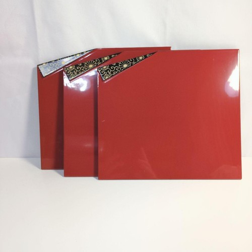 Japan Wajima Lacquerware Plate Set of 3 Zen Decor 27cm Traditional ...