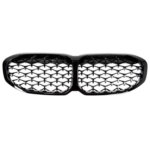 Calandre avant noire brillante pour BMW 1 F40 Hatchback 19-On Diamond ...