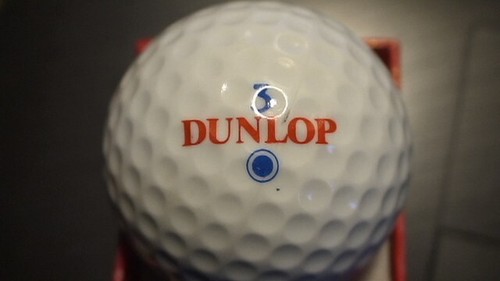 Vintage Blue Max Dunlop #3 Golf Ball with MTS Logo | eBay