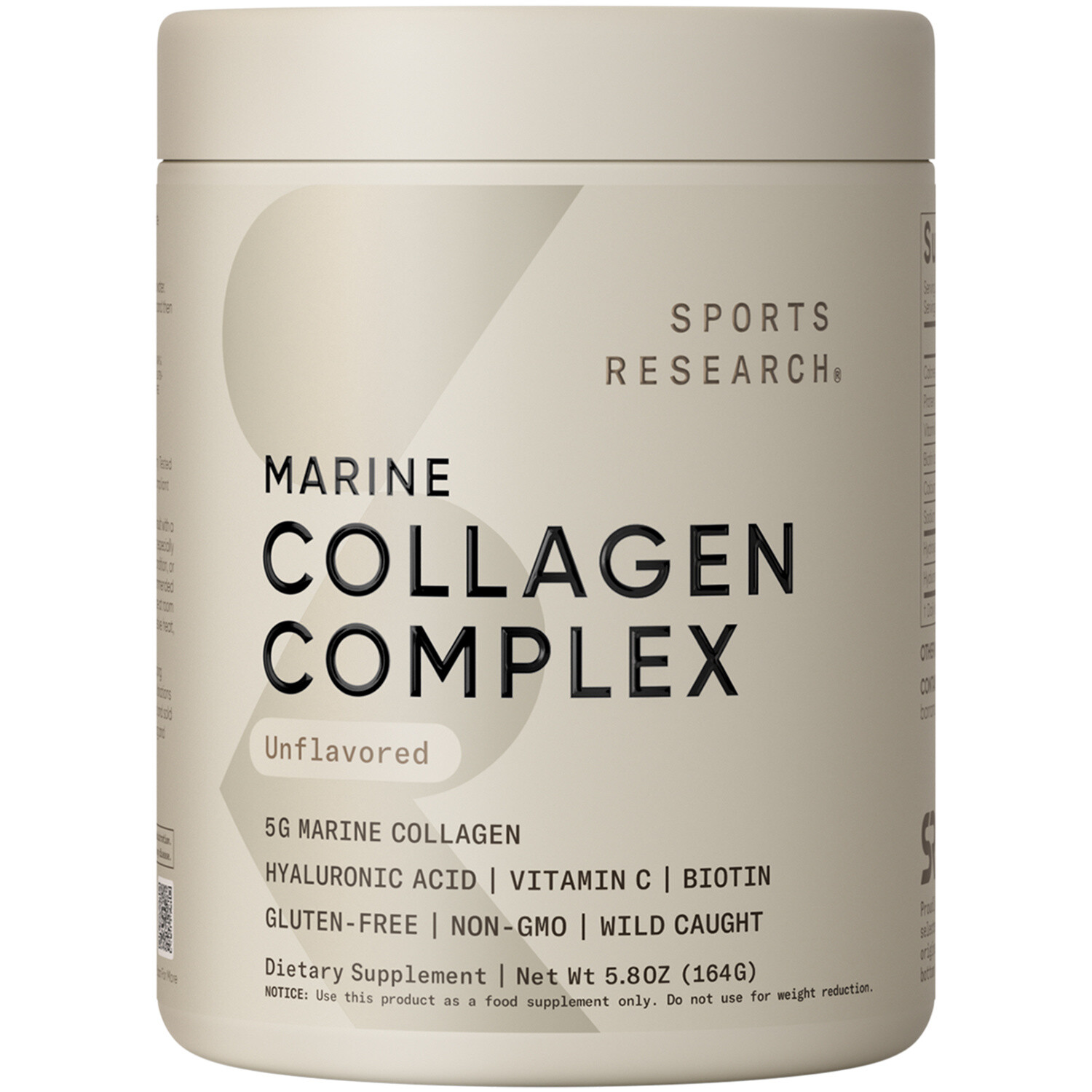 Collagen Beauty Complex 30 Servings Unflavored Hyaluronic Acid Biotin ...