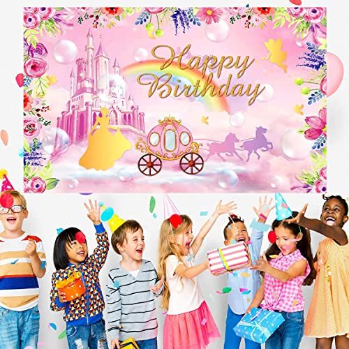 Princess Birthday Party Background
