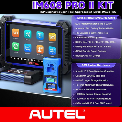 2025 Autel MaxiIM IM608 PRO II IMMO Key Programming Diagnostic Scanner Tool Kit | eBay