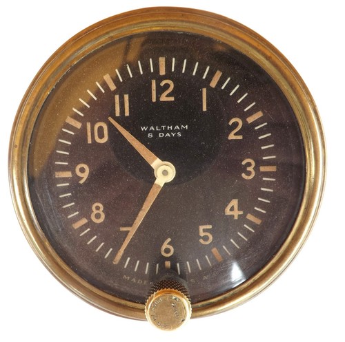 WWII Waltham 8 Day Tank Clock | eBay