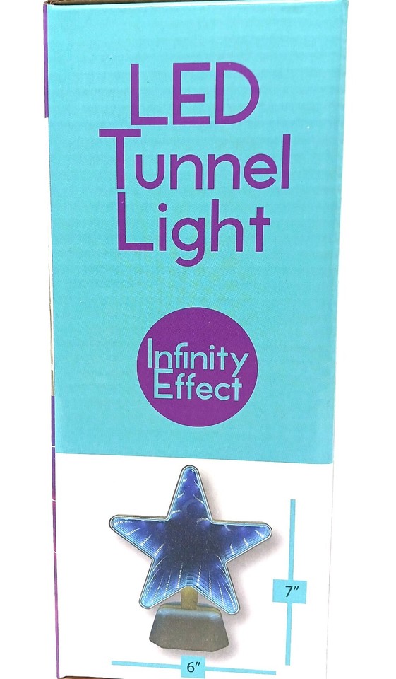 Star Shaped LED Tunnel Light Infinity Effect | eBay