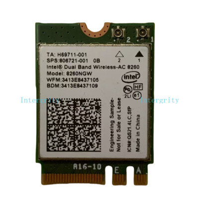 INTEL DUAL BAND AC 8260 8260NGW 802.11ac WIFI WLAN CARD+bluetooth 4.2 ...