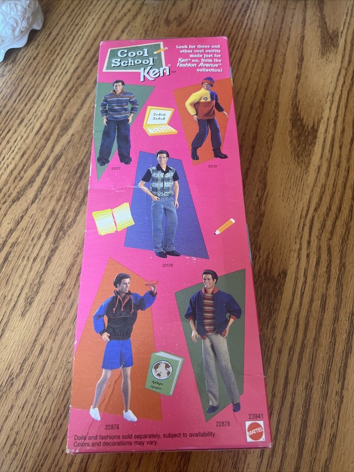 Cool School Ken Doll Sealed Mattel 1999 Barbie Friend #23941 Vintage | eBay