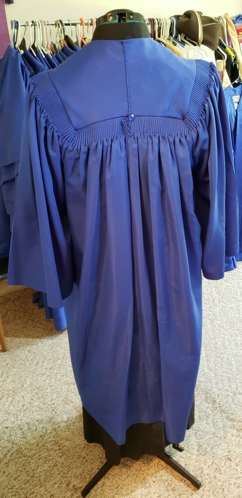 COLLEGIATE CAP & GOWN CO CHOIR GOWN ROBE ROYAL BLUE LENGTH 44" | eBay