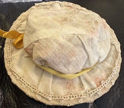 Antique Lovely Fancy Bonnet For Antique French Or German Bisque Doll | eBay