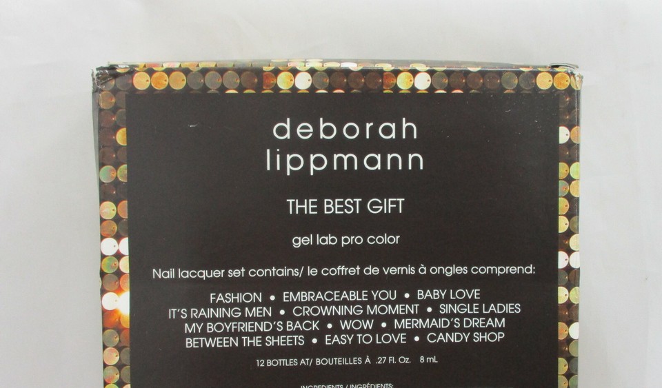 Deborah Lippmann The Best Gift Gel Lab Pro Color Set of 12 Mini -0.27 ...