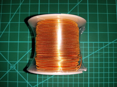 100ft Copper Color Aluminum Craft Wire 16 Gauge AWG Anodized Bendable ...