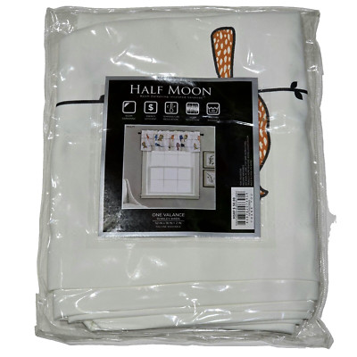 Half Moon Room Darkening Insulated Valance Rowley Birds 52x18x2in ...