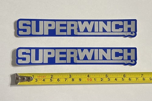 2 SUPERWINCH decals stickers offroad utv overland trails crawl outland ...