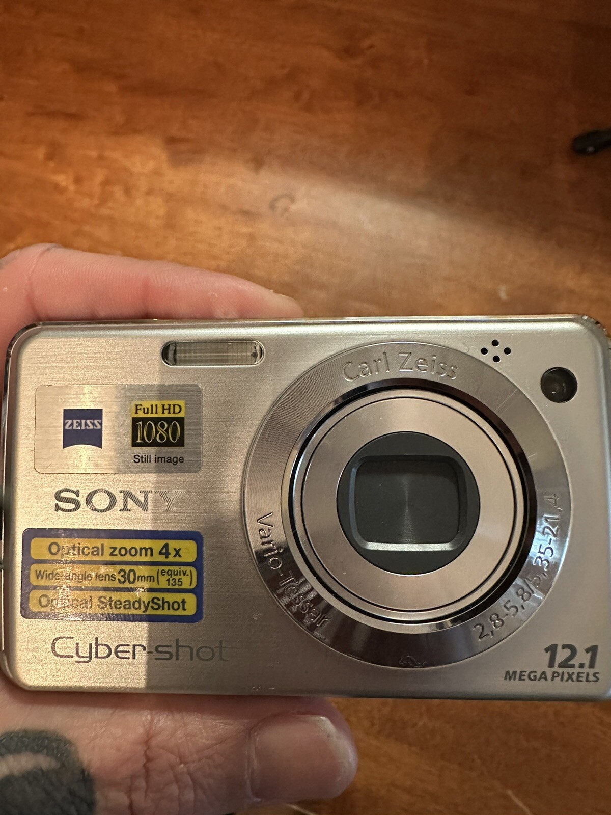Sony Cyber-shot DSC-W220 12.1MP Digital Camera - Silver