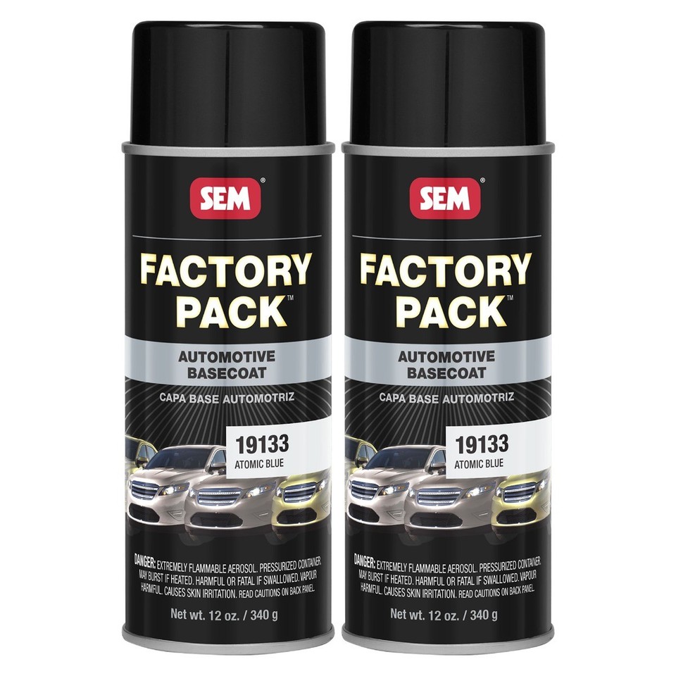 SEM 19133 Factory Pack Honda B537M Atomic Blue Automotive Basecoat 12oz ...