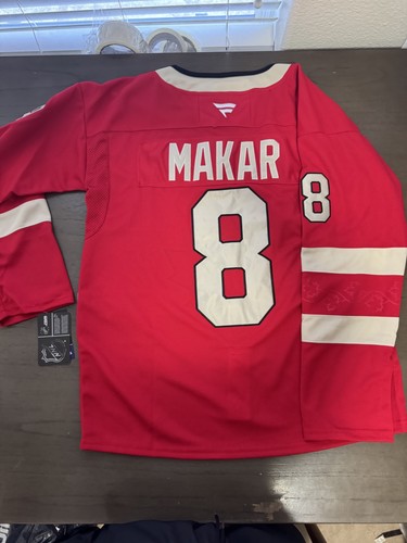 Cale Makar Team Canada Red 4 Nations Jersey Mens Size Medium (50) New | eBay