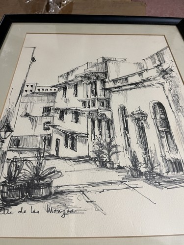 Calle Fortaleza in Old San Juan, Puerto Rico, by artist P. Sigal | eBay