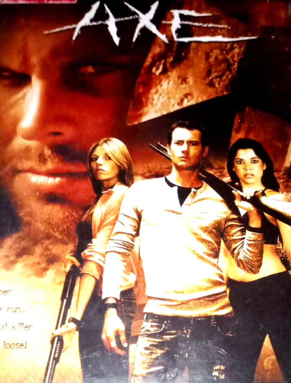 Axe DVD Darlena Tejeiro Andrea Bogart TWO WOMEN HUNTED BIKERS SLASHERS ...