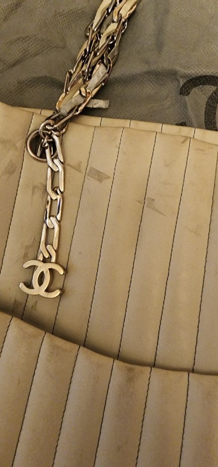 CHANEL Mademoiselle Vertical Quilted Lambskin Shopping Tote Bag Large ...