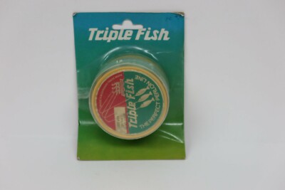 Vintage Triple Fish Perlon Fishing Line 20lb Test Made In W. Germany ...